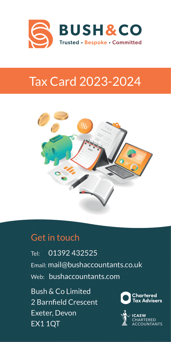 2023-24 Tax Card - Streets Bush Accountants